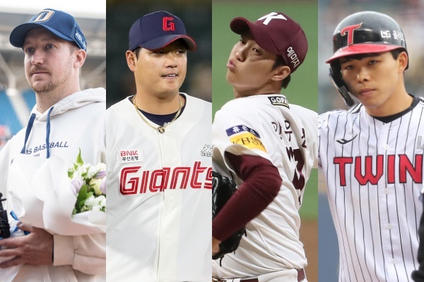 ‘페디·나균안·안우진·문성주 포함 11인’ KBO, 4월 MVP 후보 발표